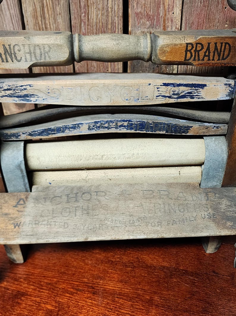 Vintage Anchor Hand-crank Clothes Wringer No. 770 - Etsy