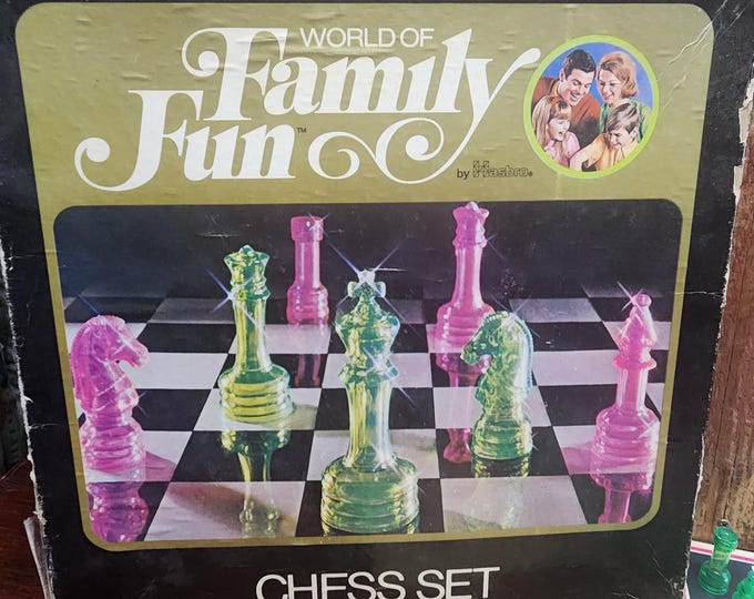 1971 World of Family Fun Chess Set by Hasbro - Etsy