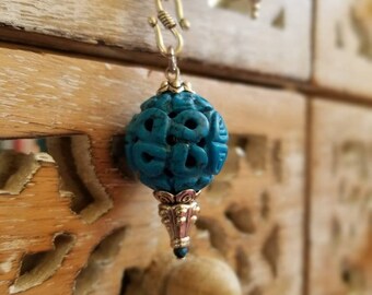 Carved turquoise | Etsy