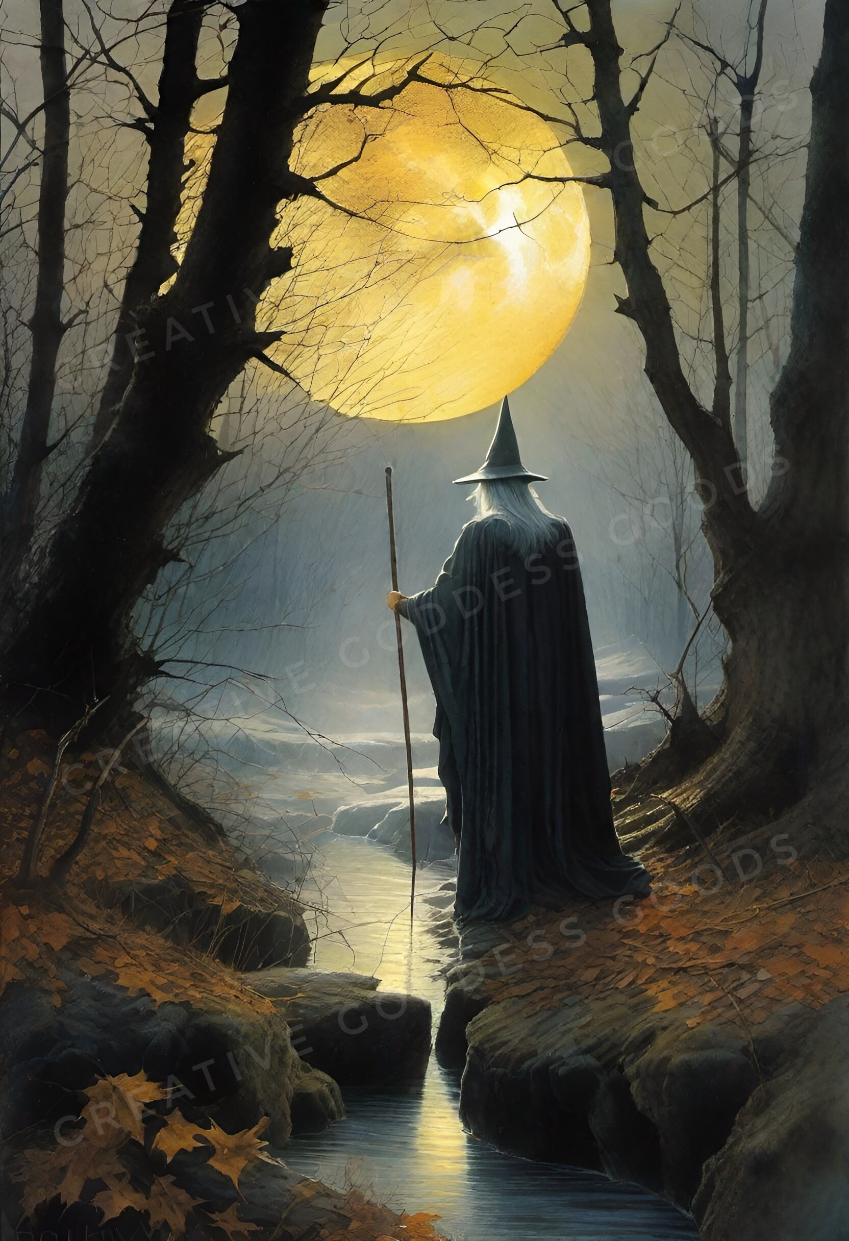 Woodland Wizard - Digital Download - Etsy