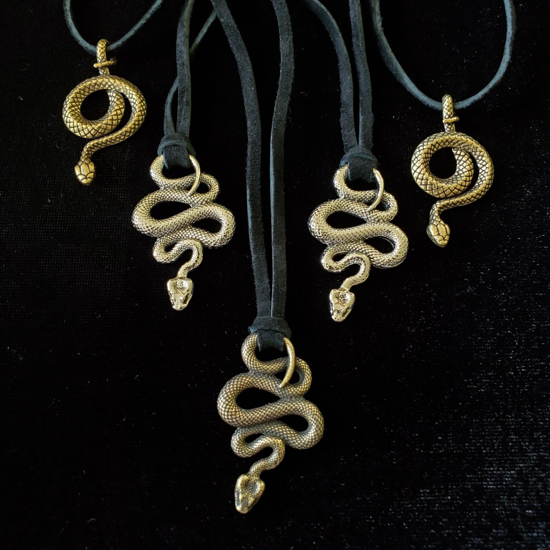 Key to the Underworld Hekate Snake Necklace - Etsy