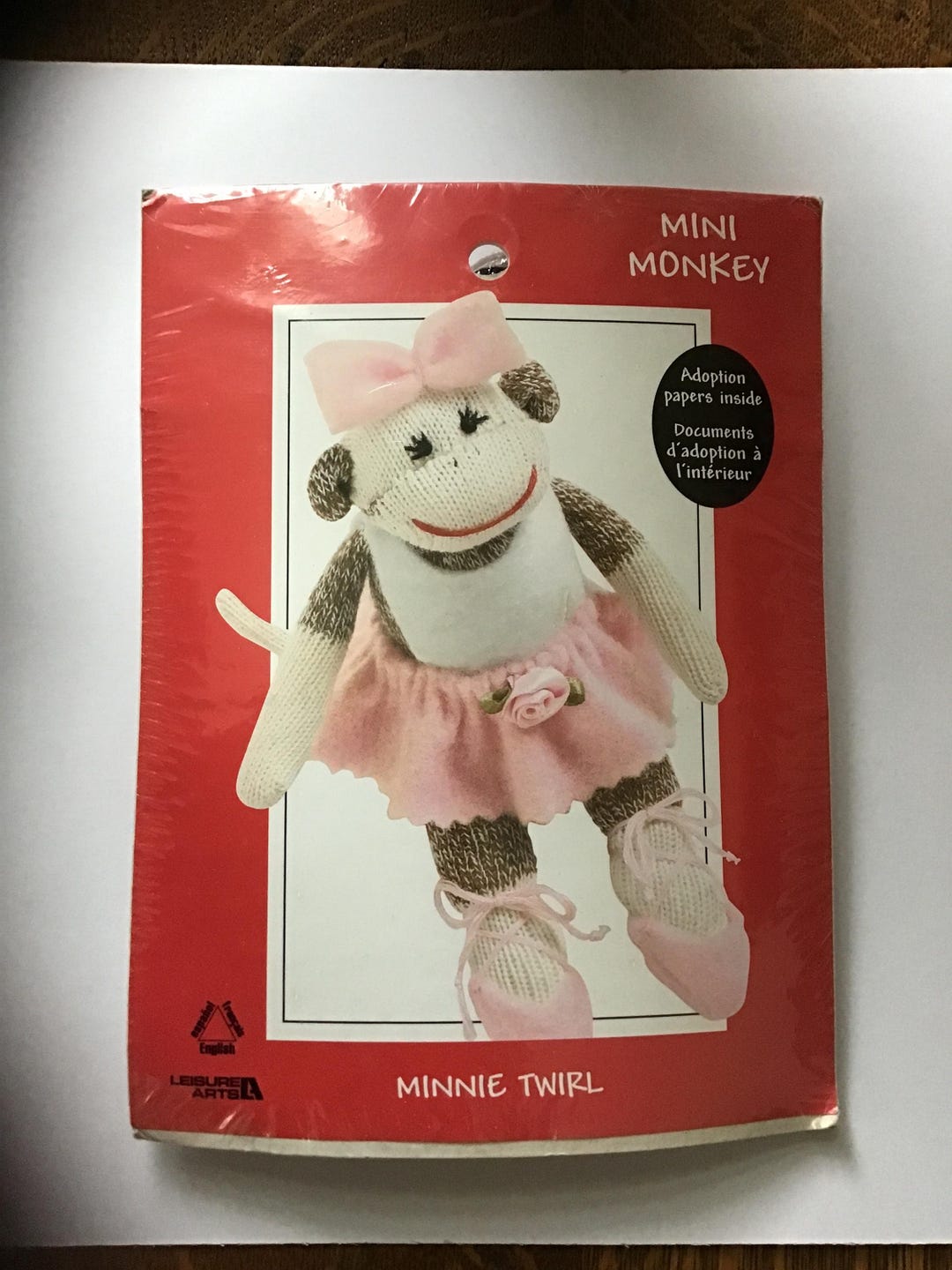 Leisure Arts MINI TWIRL Ballerina Mini Sock Monkey Kit - Etsy