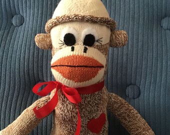 Vintage Sock Monkey - Etsy