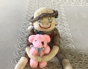 Girl Sock Monkey | Etsy