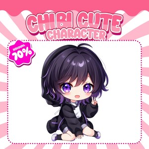 Custom Chibi Anime | Chibi Logo | Cute Chibi | Chibi Emotes | High ...