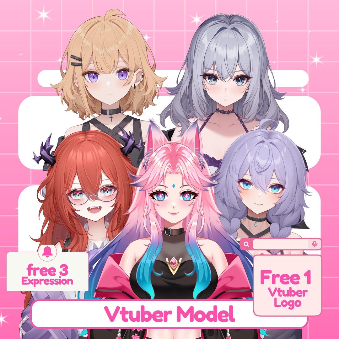 Custom Live2d Vtuber Commission | Vtuber Assets, Anime Art, Custom ...