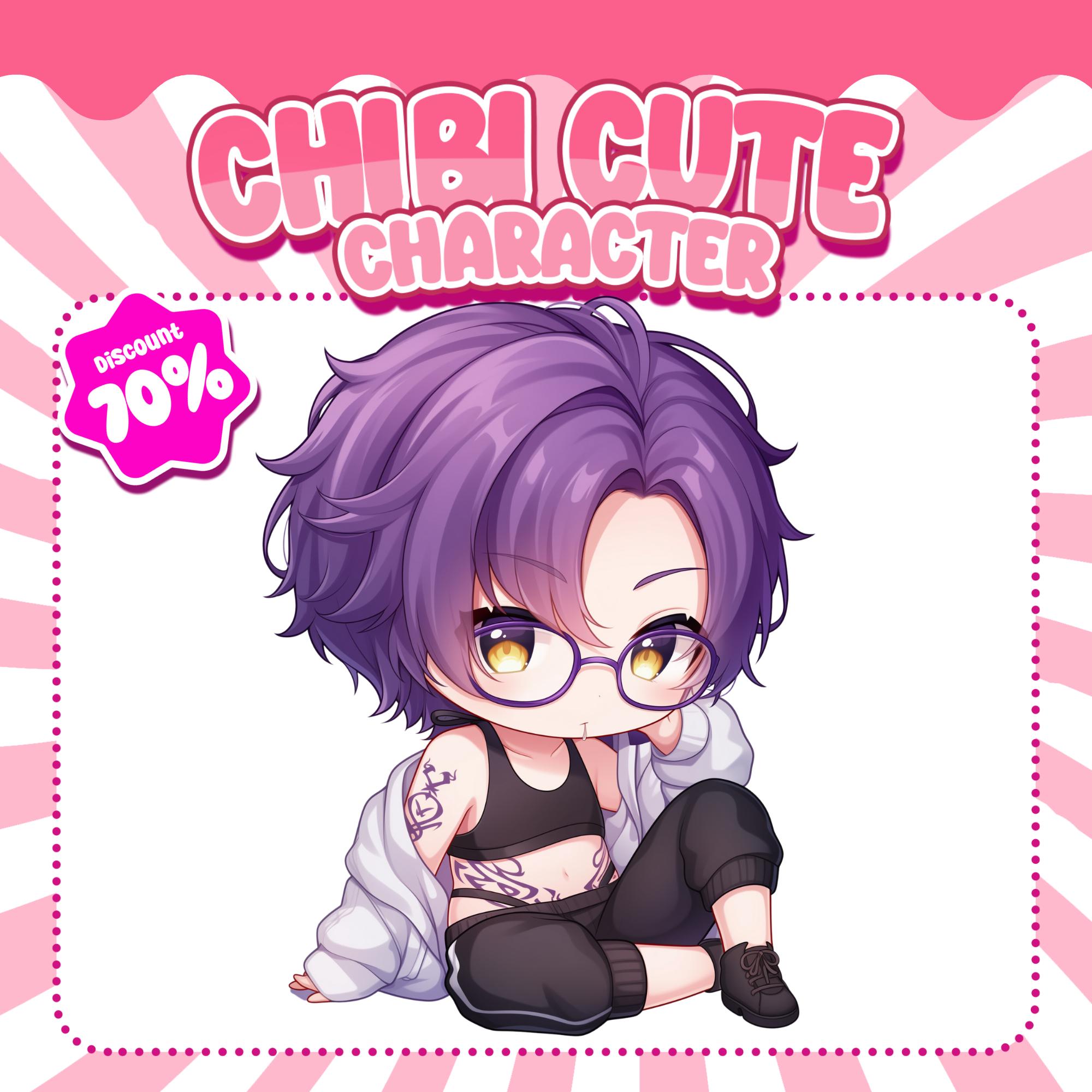 Custom Chibi Anime Original Character Anime Chibi Fanart Chibi Logo ...