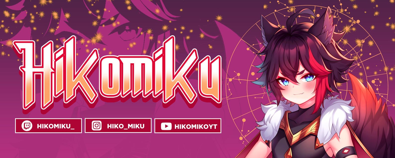 Custom Twitch Banner | Streaming Banner | Anime Banner | Customize ...