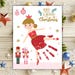 Christmas Handprint Bundle, Xmas Handprint Art, Mistletoe Footprint ...