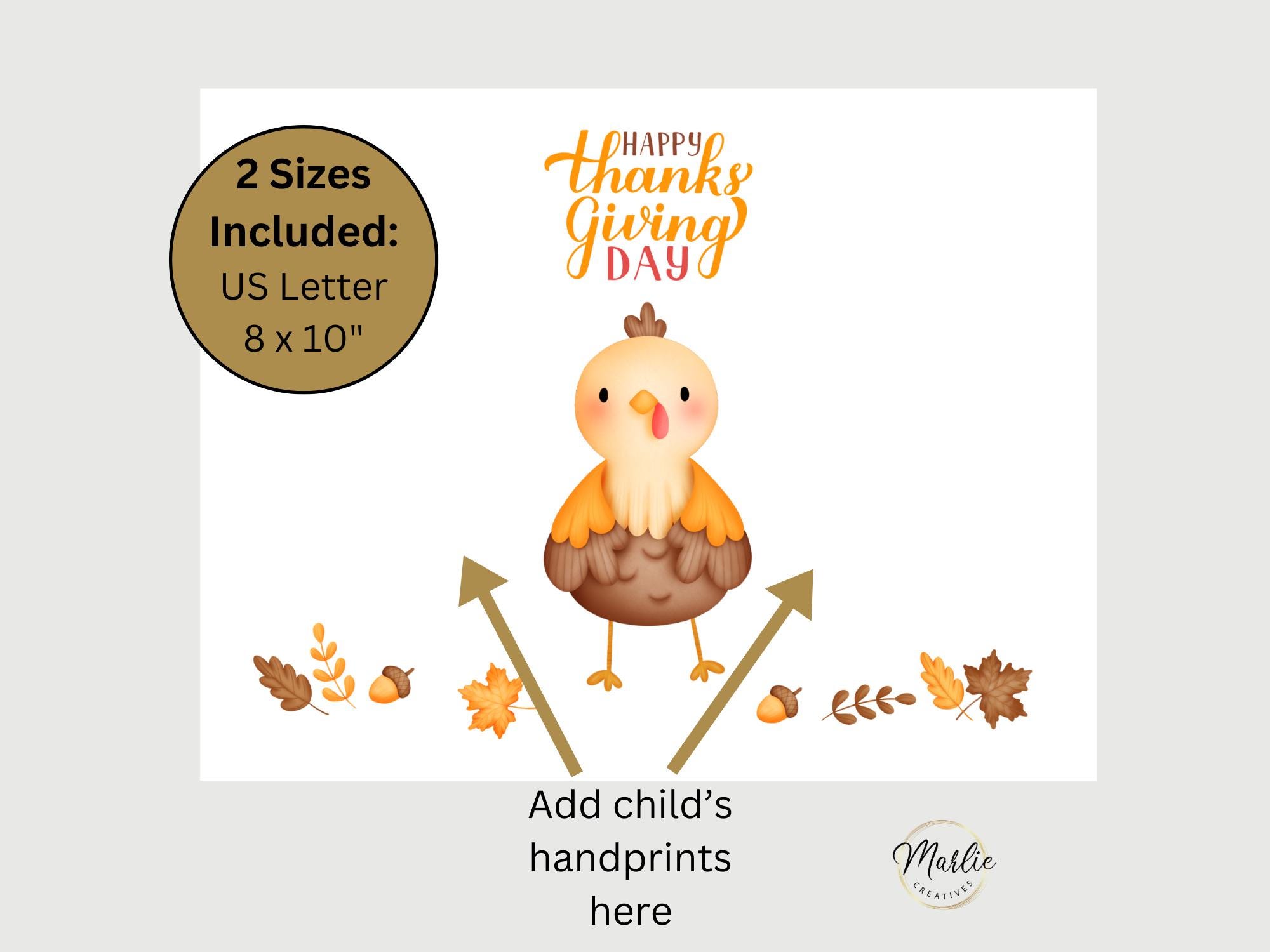 Keepsake Turkey Handprint Art, Happy Thanksgiving Handprint Art, Fall ...