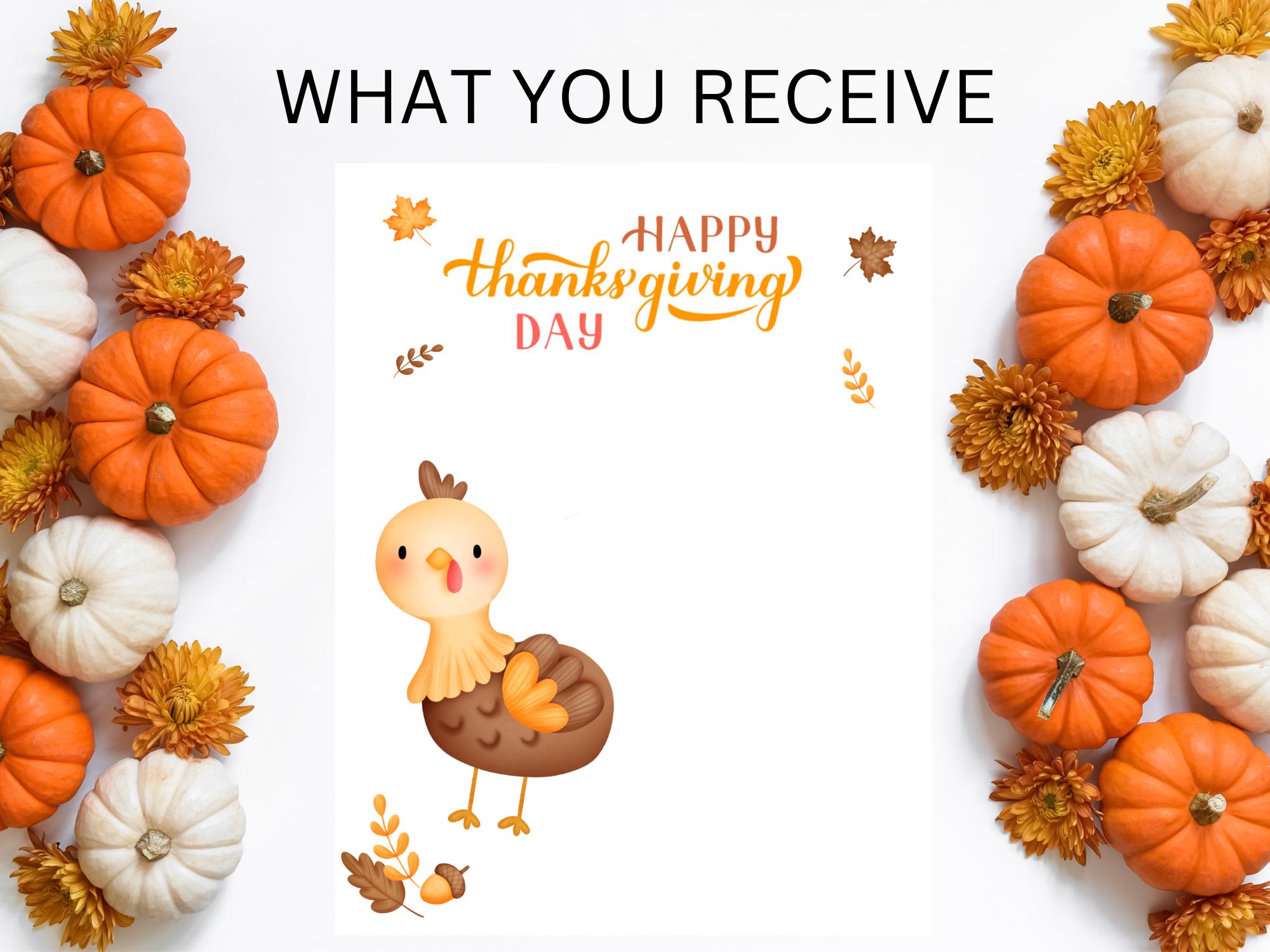 Happy Thanksgiving Handprint Art, Turkey Handprint Craft for ...