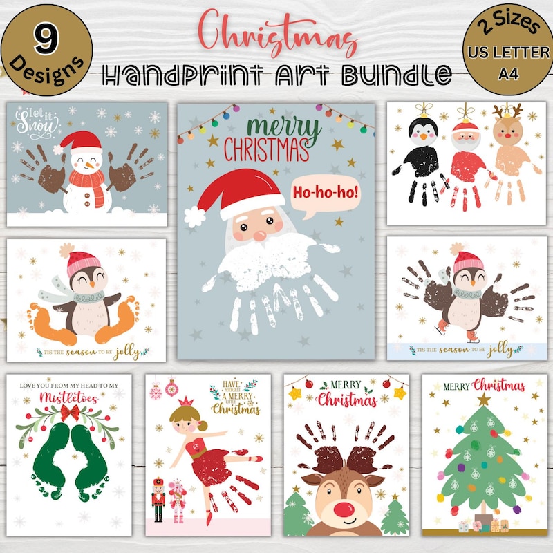 Christmas Handprint - Etsy
