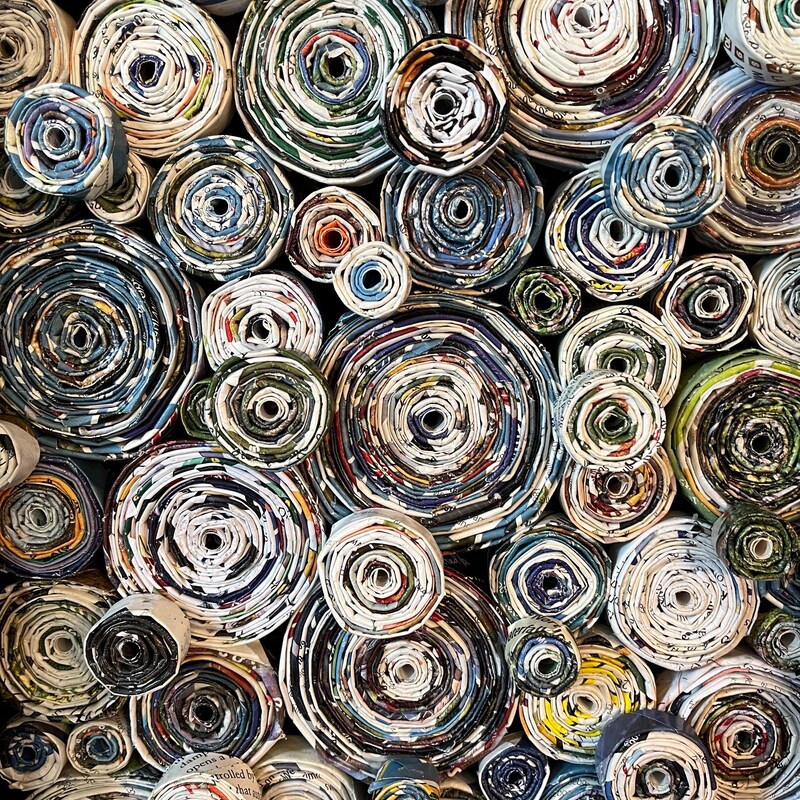 Rolled Magazine Art - Etsy