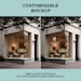 Florist Shop Front Logo Mockup, Flower Store Facade Sign Mockup, Floral ...