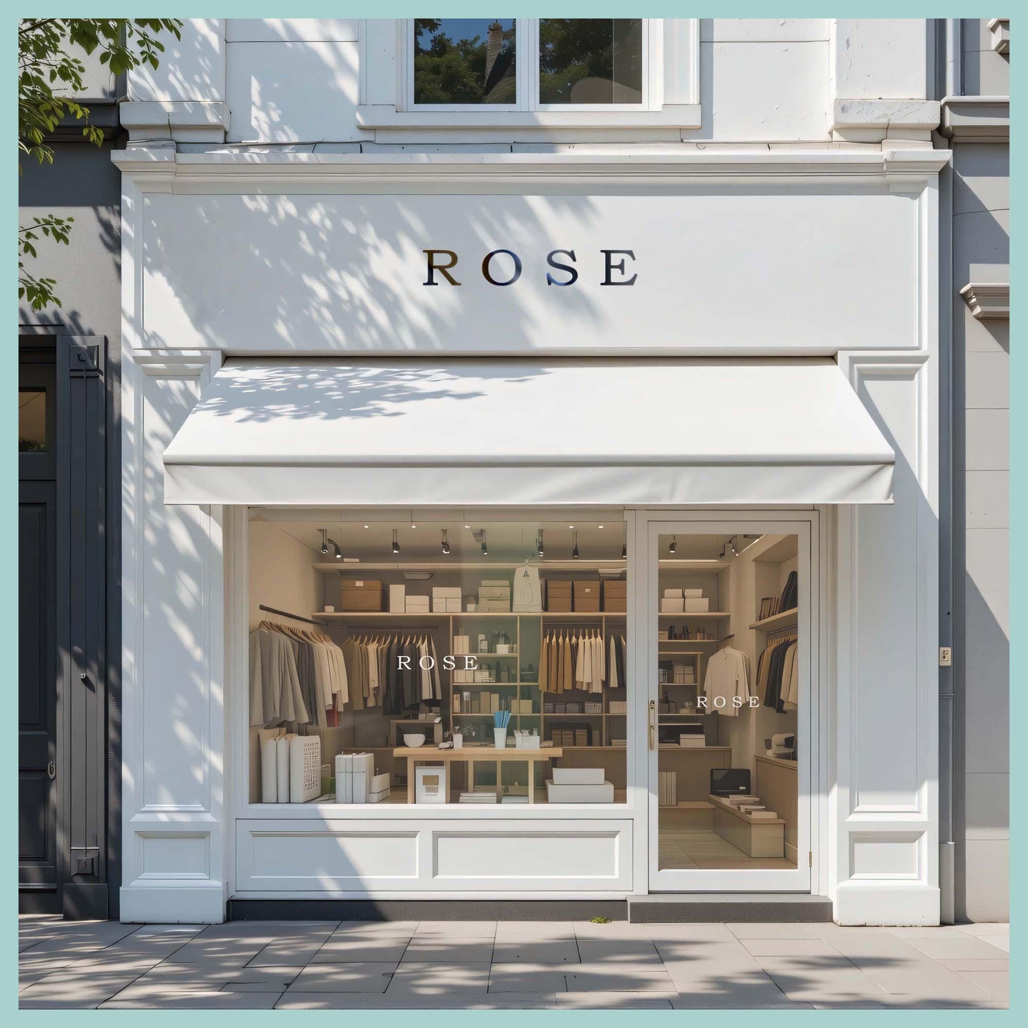 Minimalist Storefront Mockup PSD, Modern Retail Shop Front, Exterior ...