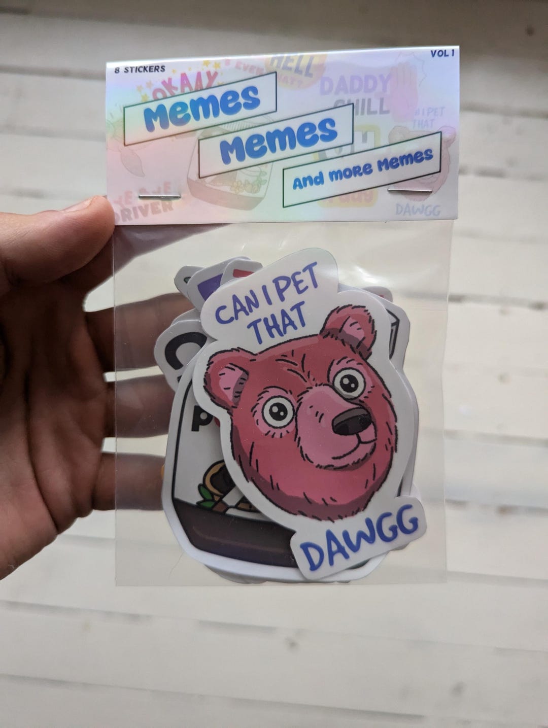 Meme Sticker Pack, 8 Funny Vinyl Stickers, Pop Culture & Internet Memes ...