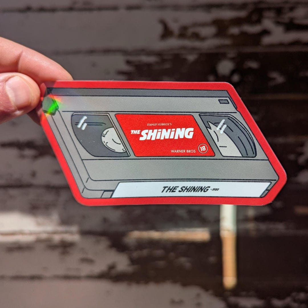The Shining Sticker, Retro Horror Movie Sticker, 80s VHS Cassette ...