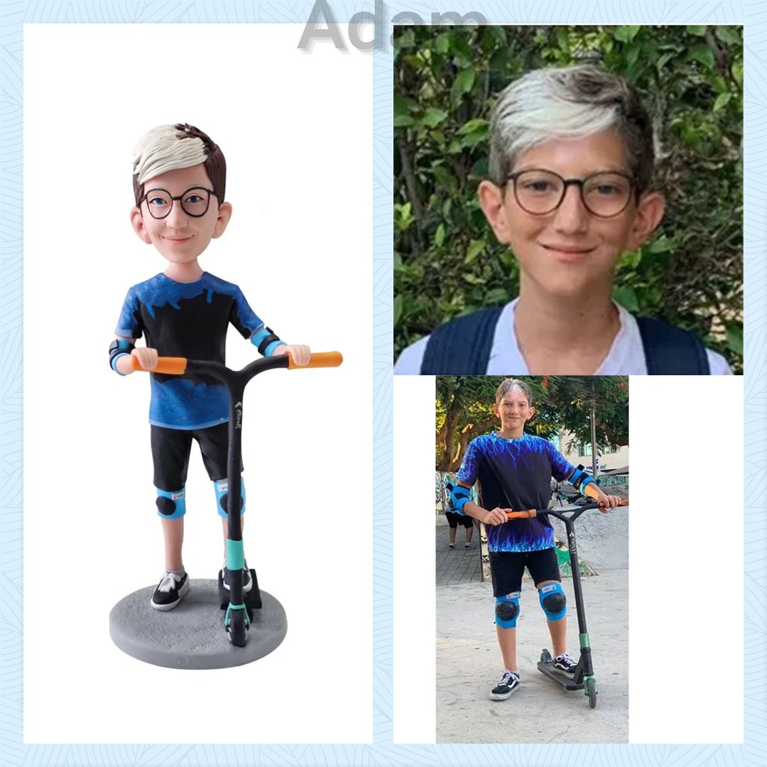 Fully Custom Head & Body Figurines Personalised Bobblehead Dolls ...