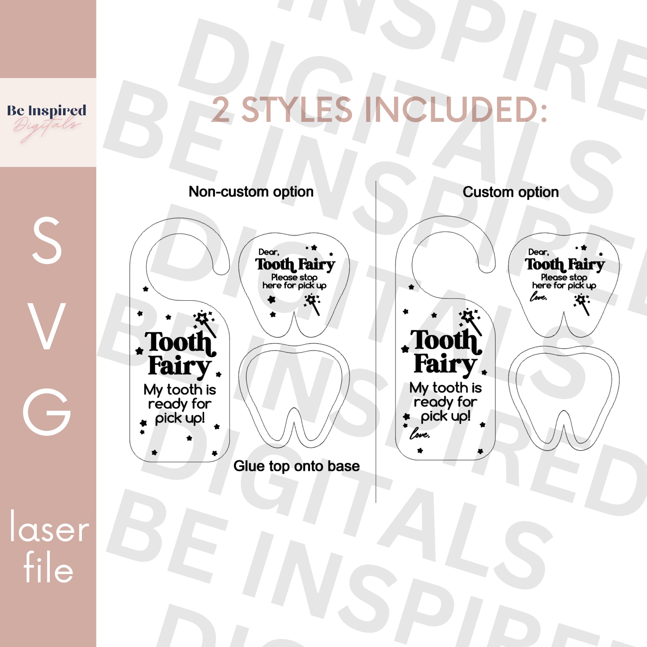 Tooth Fairy Sign Laser Cut File SVG | Laser Engrave Files | SVG | Laser ...