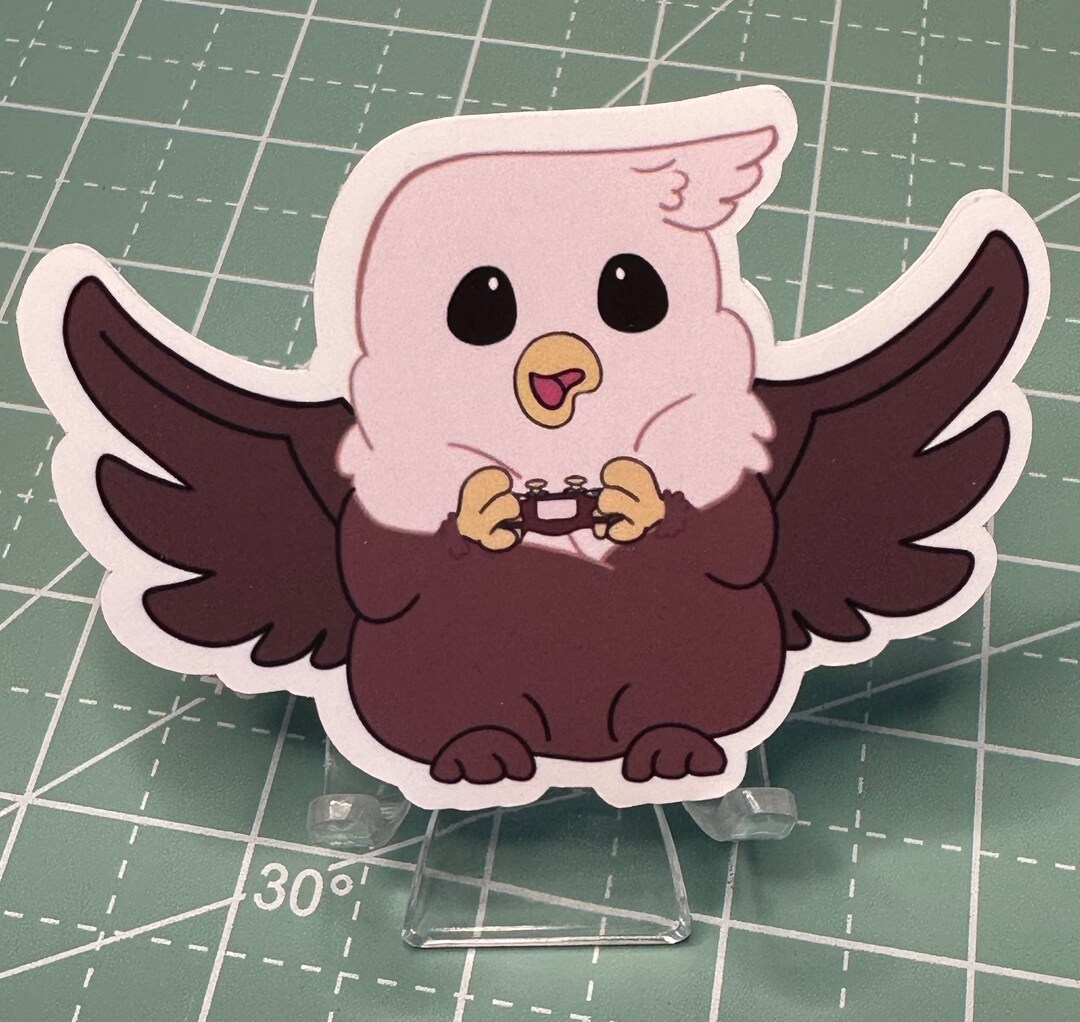 Chibi Griffin Mythical Creatures Gamer Controller Sticker - Etsy