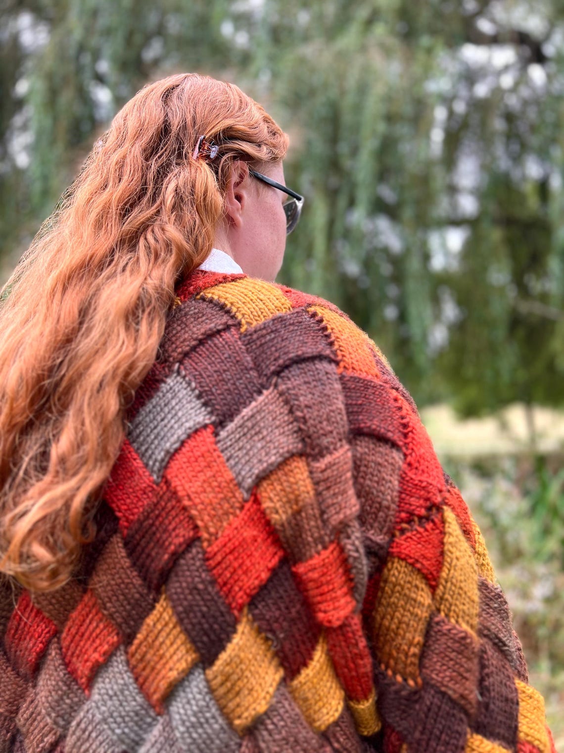 Autumn Entrelac Pullover Pattern - Etsy