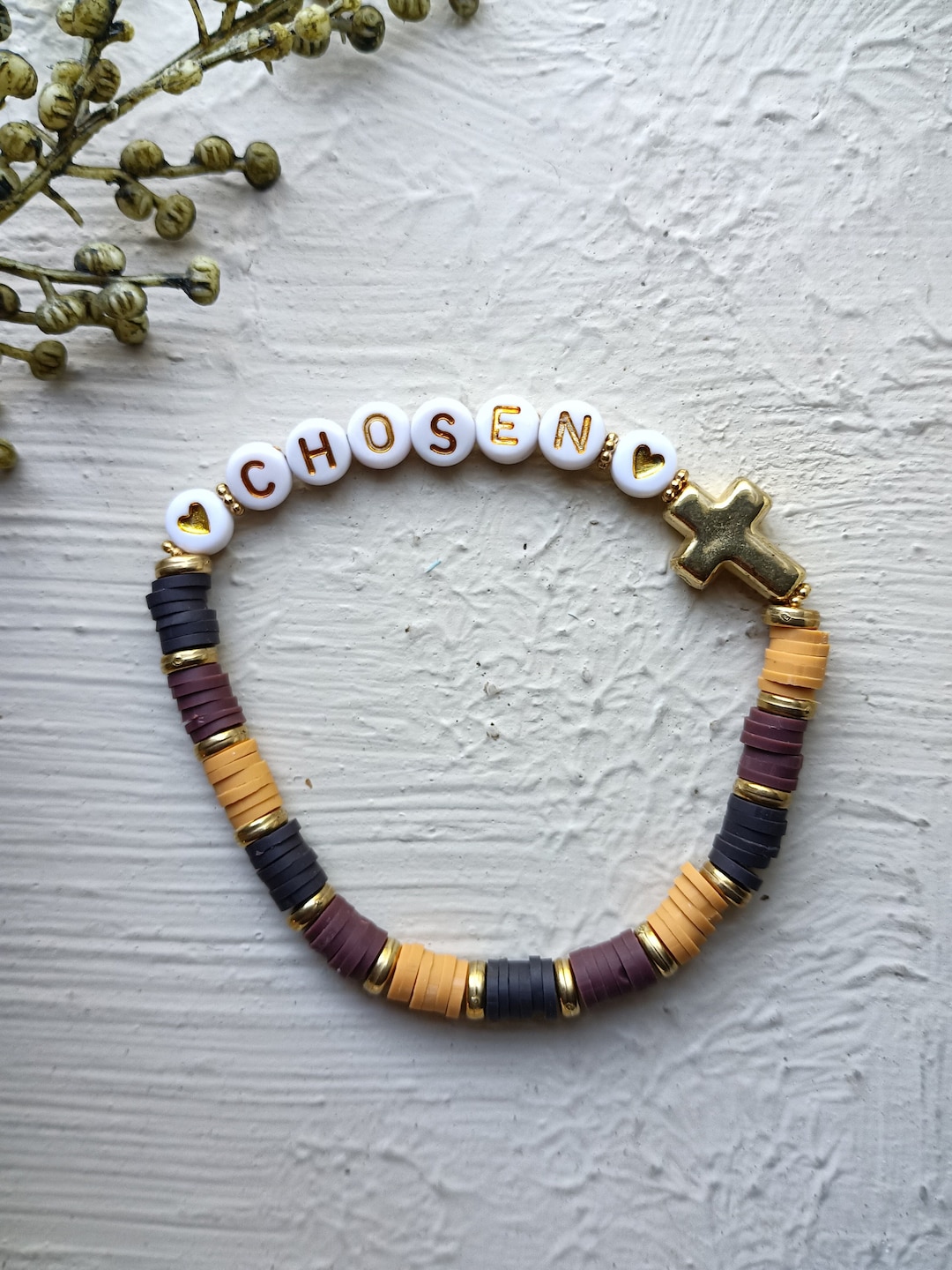 Christian Clay Beaded Bracelets, Chosen Clay Beaded Bracelets. Bible ...