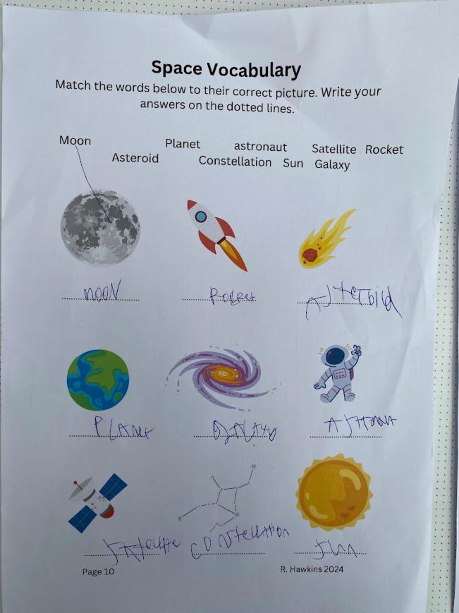 Space Themed Activity Sheets/ Book/ Busy Book - Etsy