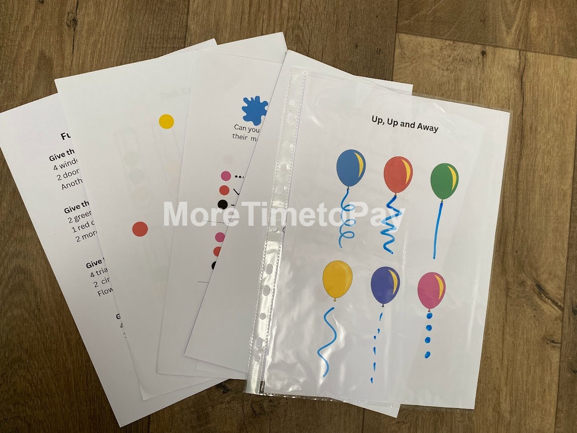 10 Fine Motor Skills Activity Book - Etsy