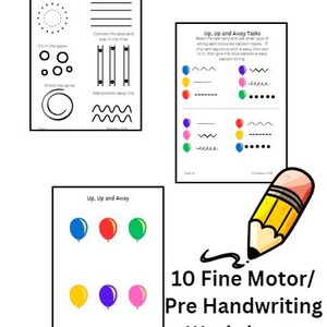 10 Fine Motor Skills Activity Book - Etsy