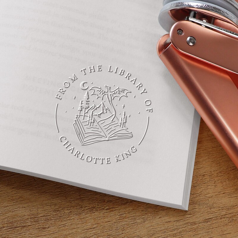 Book Embosser - Etsy