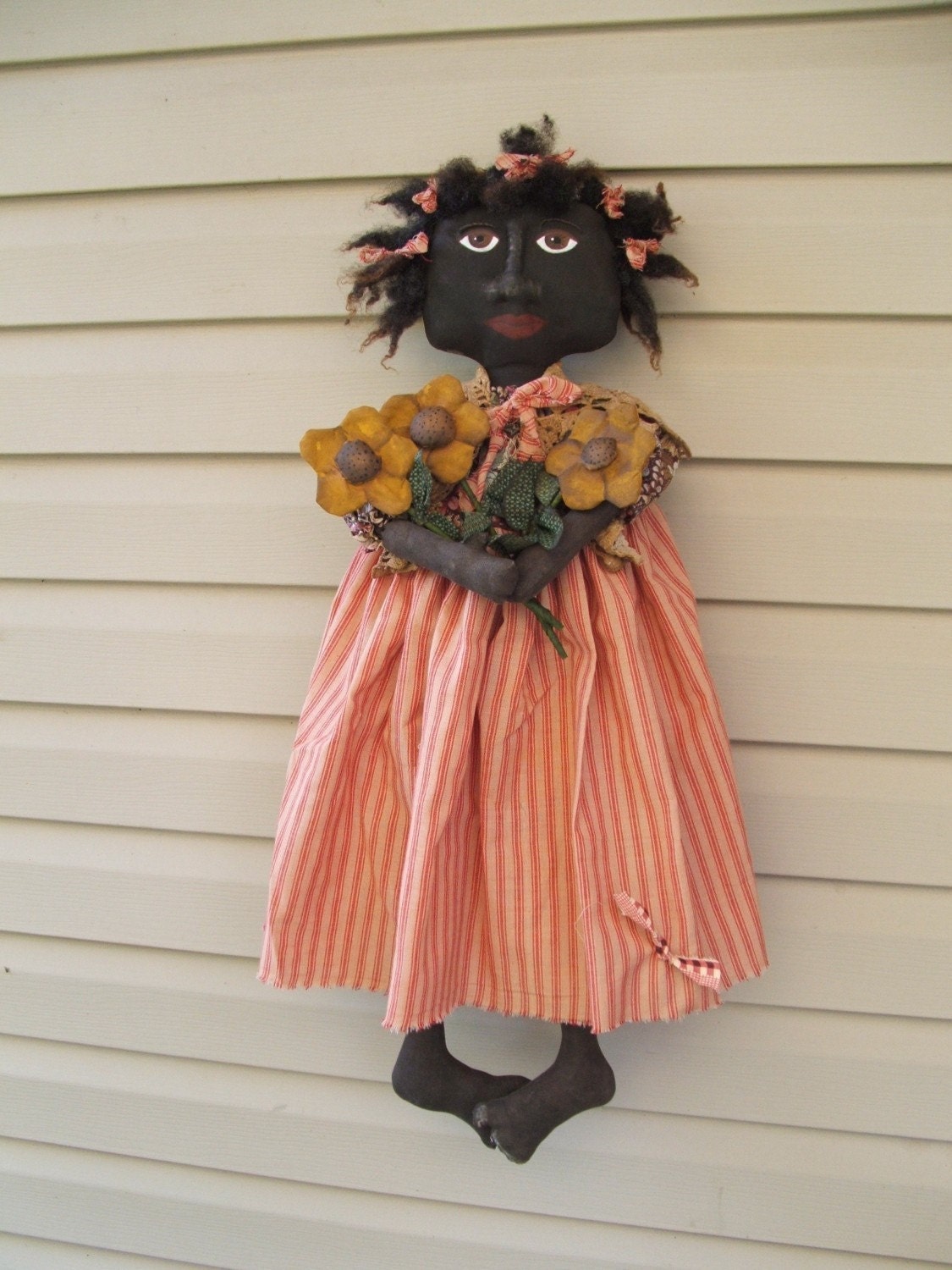 Primitive Folk Art Doll Pattern Daisy May Raggedy Rhondas Mailed ...