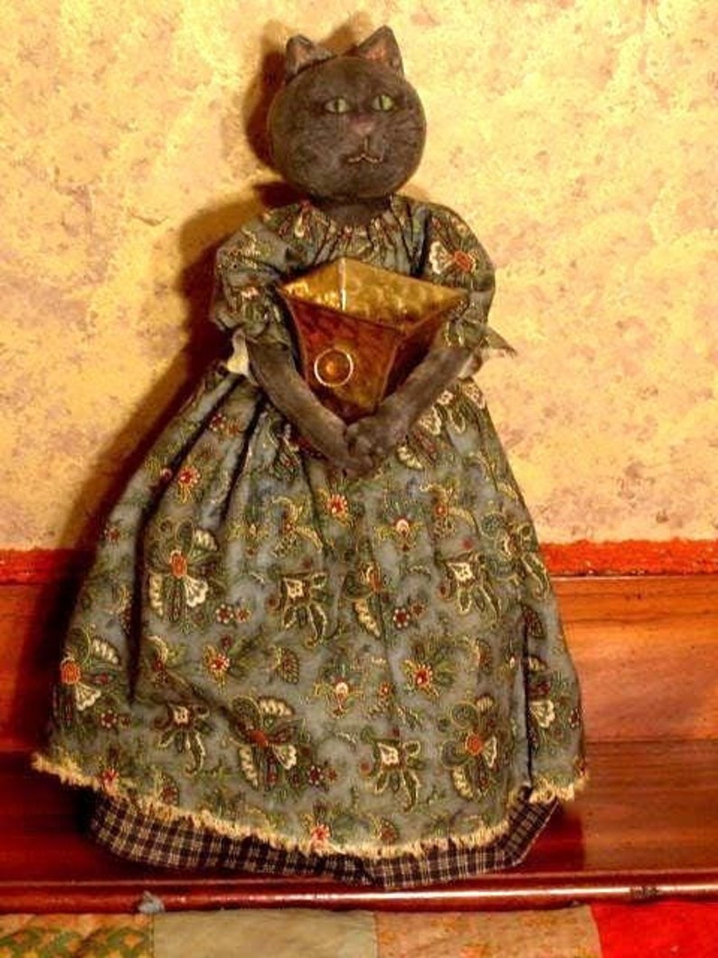 Pattern Primitive Cat Doll Pattern Mailed Pattern With Legs - Etsy