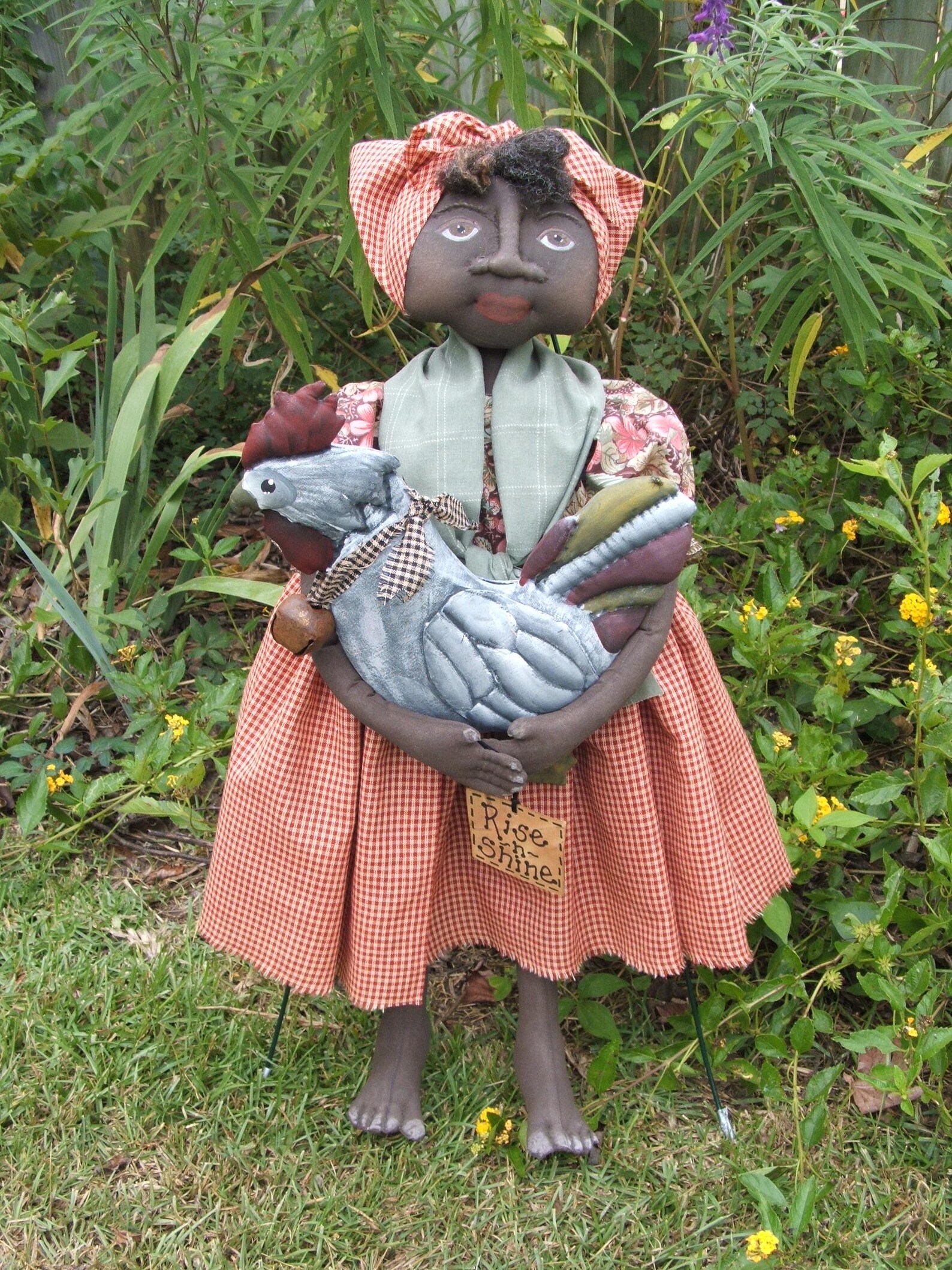 Primitive Doll and Rooster Sewing Pattern (PDF) - Etsy