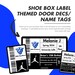 Custom Nike Shoe Box Label Door Decorations | Printable Name Tags for ...