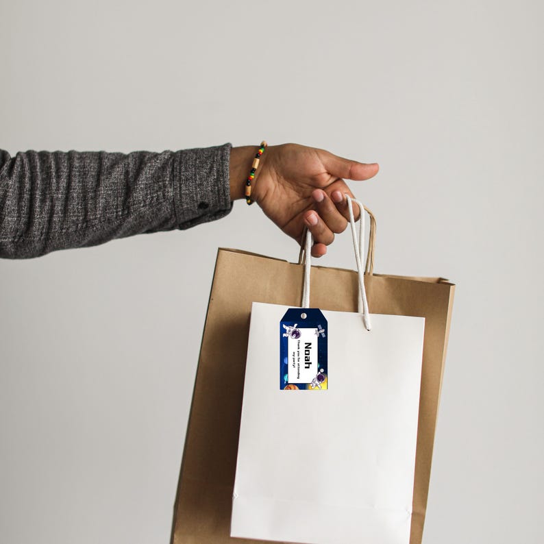 Etiquetas para recuerdos de cumpleaños espaciales: Fiesta de ...