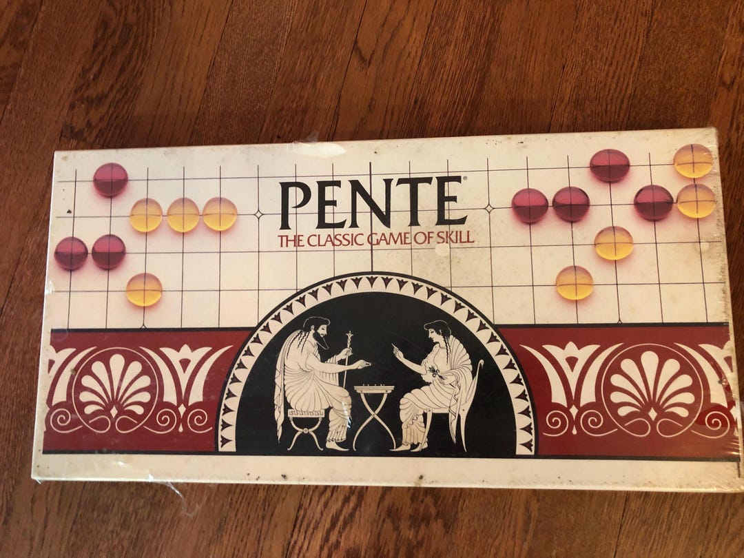 Vintage 1984 Pente Board Game the Classic Game of Skill Parker Brothers ...