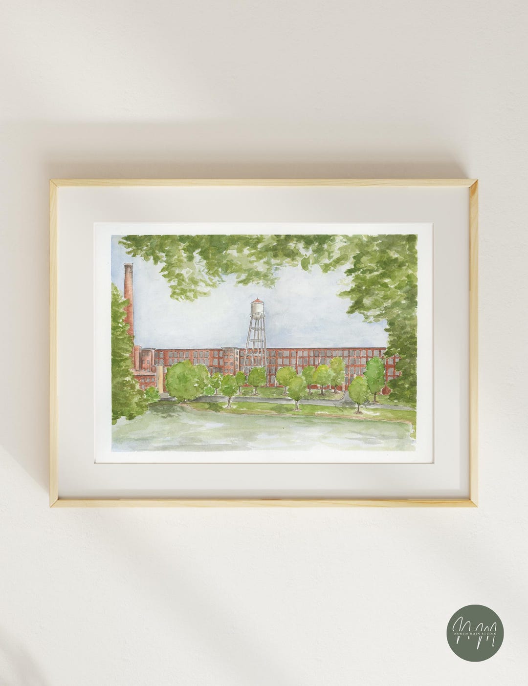 Monaghan Mill Print, the Lofts of Greenville Wall Art, Historic ...