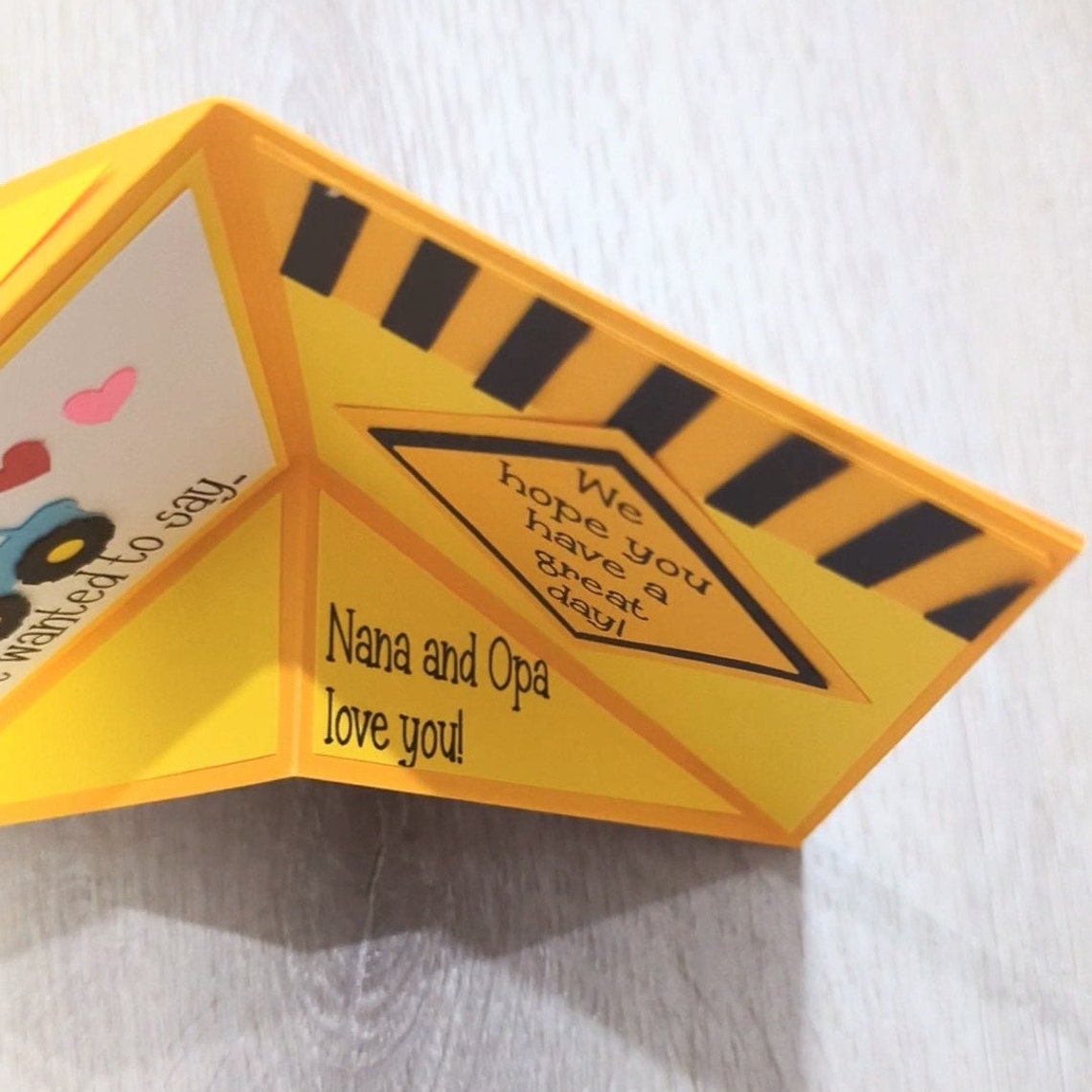 Customizable Construction Themed Greeting Card - Etsy