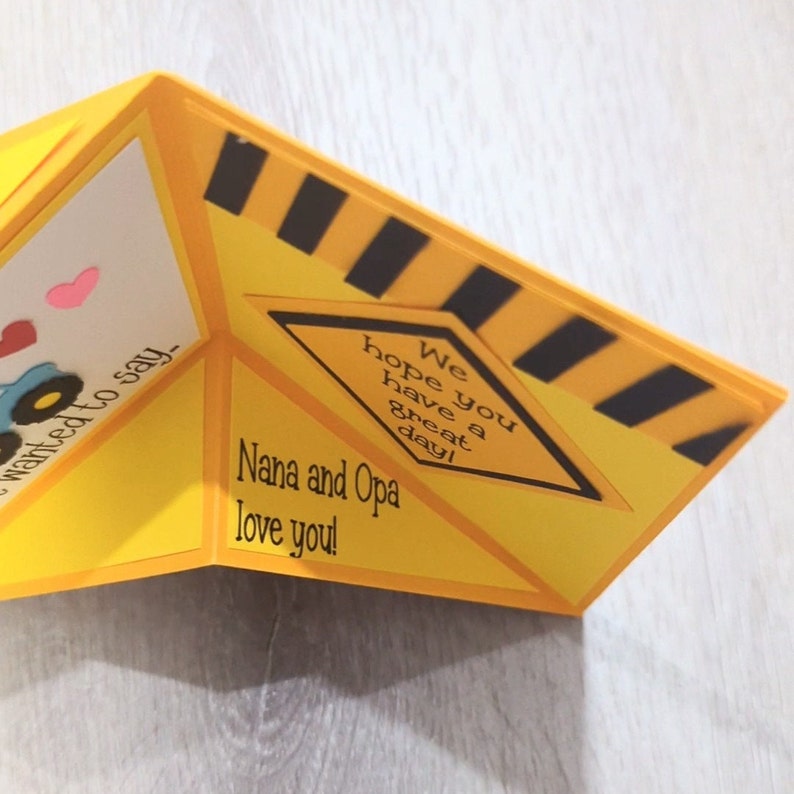 Customizable Construction Themed Greeting Card - Etsy