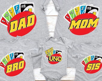 Uno Birthday Shirt - Etsy