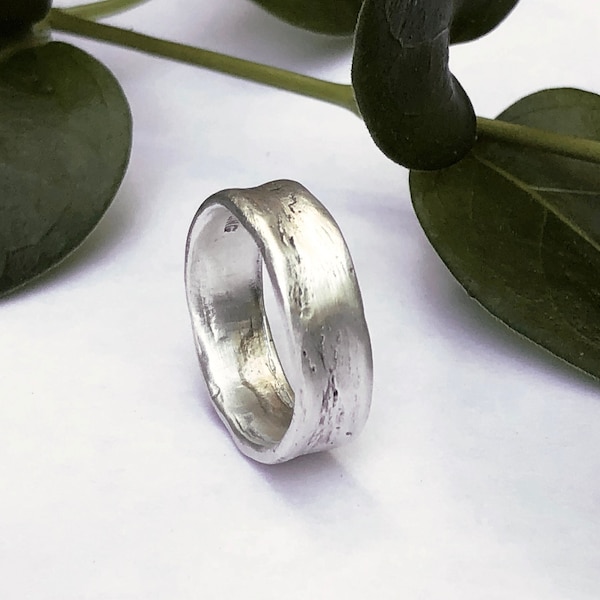 Organic Wedding Ring - Etsy