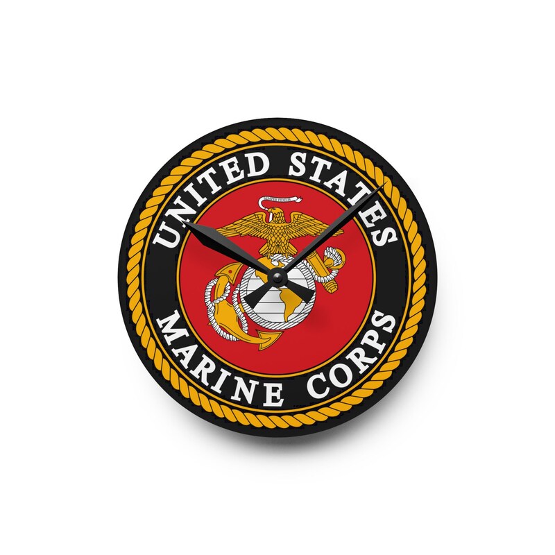 Marine Corps Wall Clock - Etsy