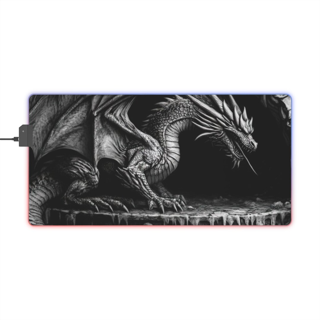 LED Gaming Mouse Pad, RGB Lighted for Gamers With Precision Surface ...