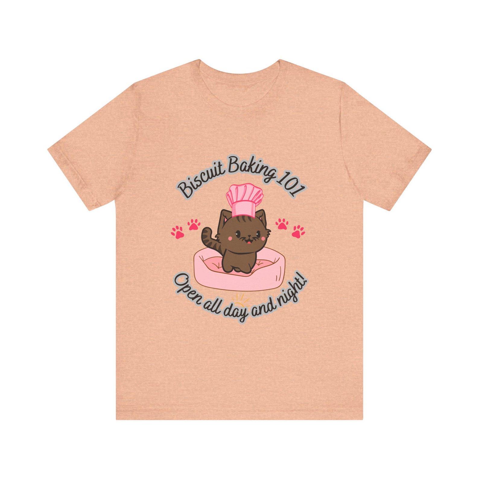 Cat Biscuits Tee, Biscuit Making 101, Kitty Air Biscuits Gifts, Cat ...