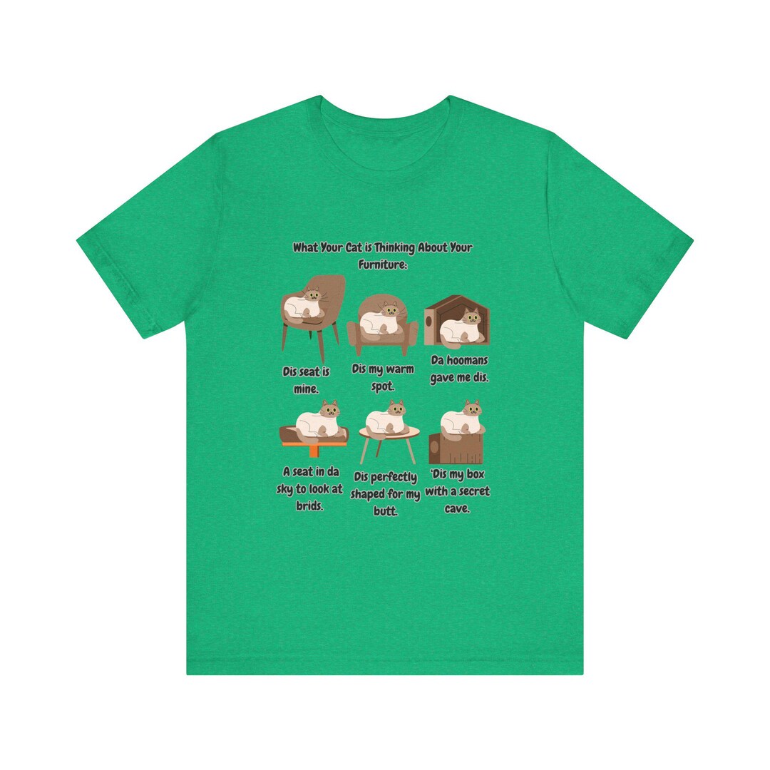 Funny Cat Tee, Cat Humor Tee, Silly Cat T-shirt, Cat Funny T-shirt - Etsy
