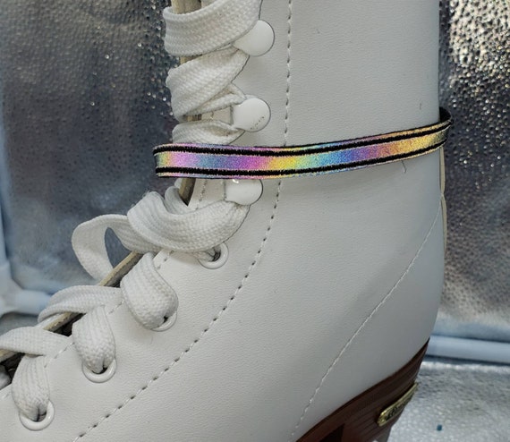 Rainbow Reflective Safety Fabric Shoe/skate Anklet Bracelet | Etsy