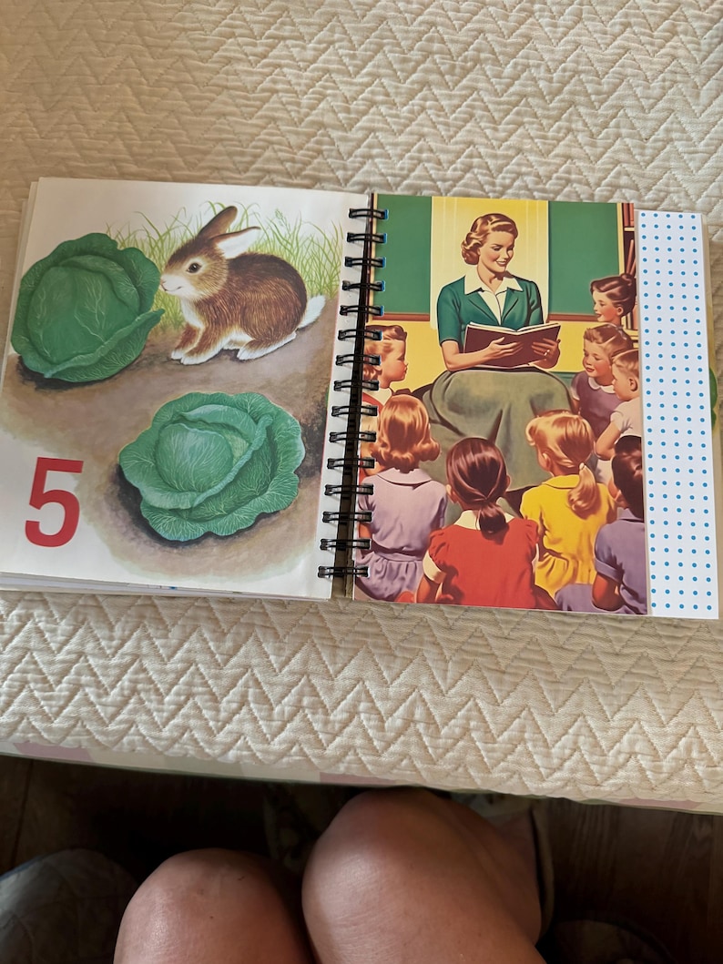 My First Counting Book Repurposed Little Golden Book Journal/scrapbook ...