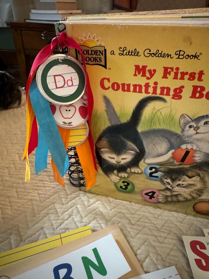 My First Counting Book Repurposed Little Golden Book Journal/scrapbook ...