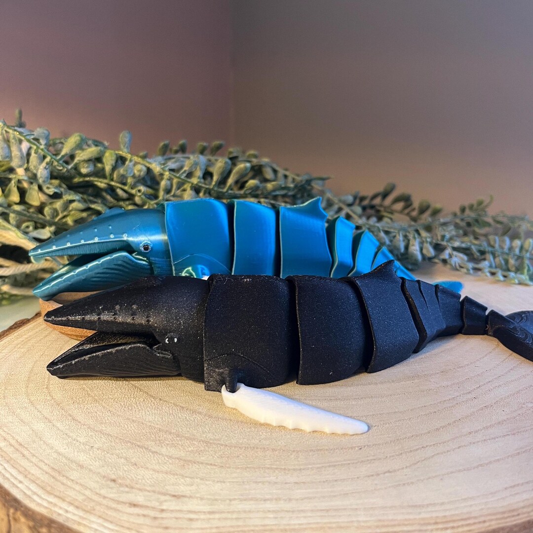 Humpback Whale Fidget Toy I Sea Life Decoration I Articulated 3D I ...
