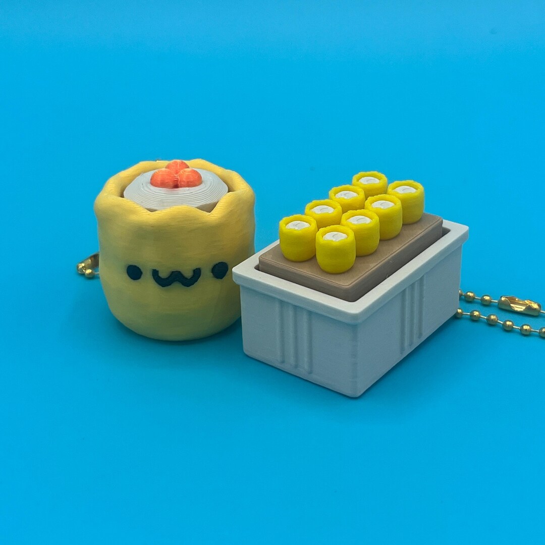 Dim Sum Siu Mai Sushi Fidget Clicker Toy Keychain - Clicky Kawaii ...